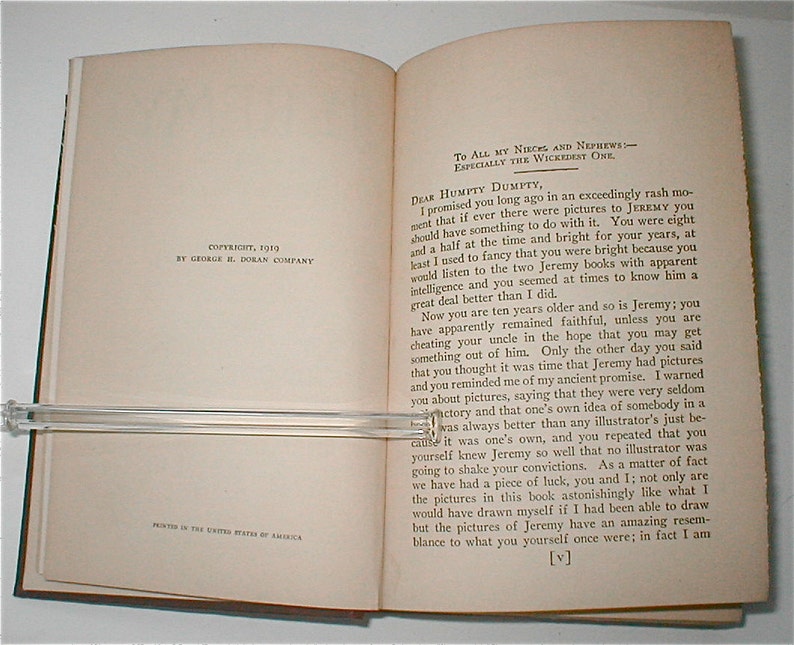 Jeremy by Hugh Walpole Tales of a Young Boy Growing up - Etsy