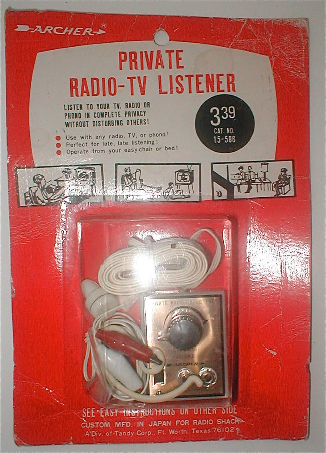 Tandy Company Innovative Device Listen to Your Radio or TV - Etsy