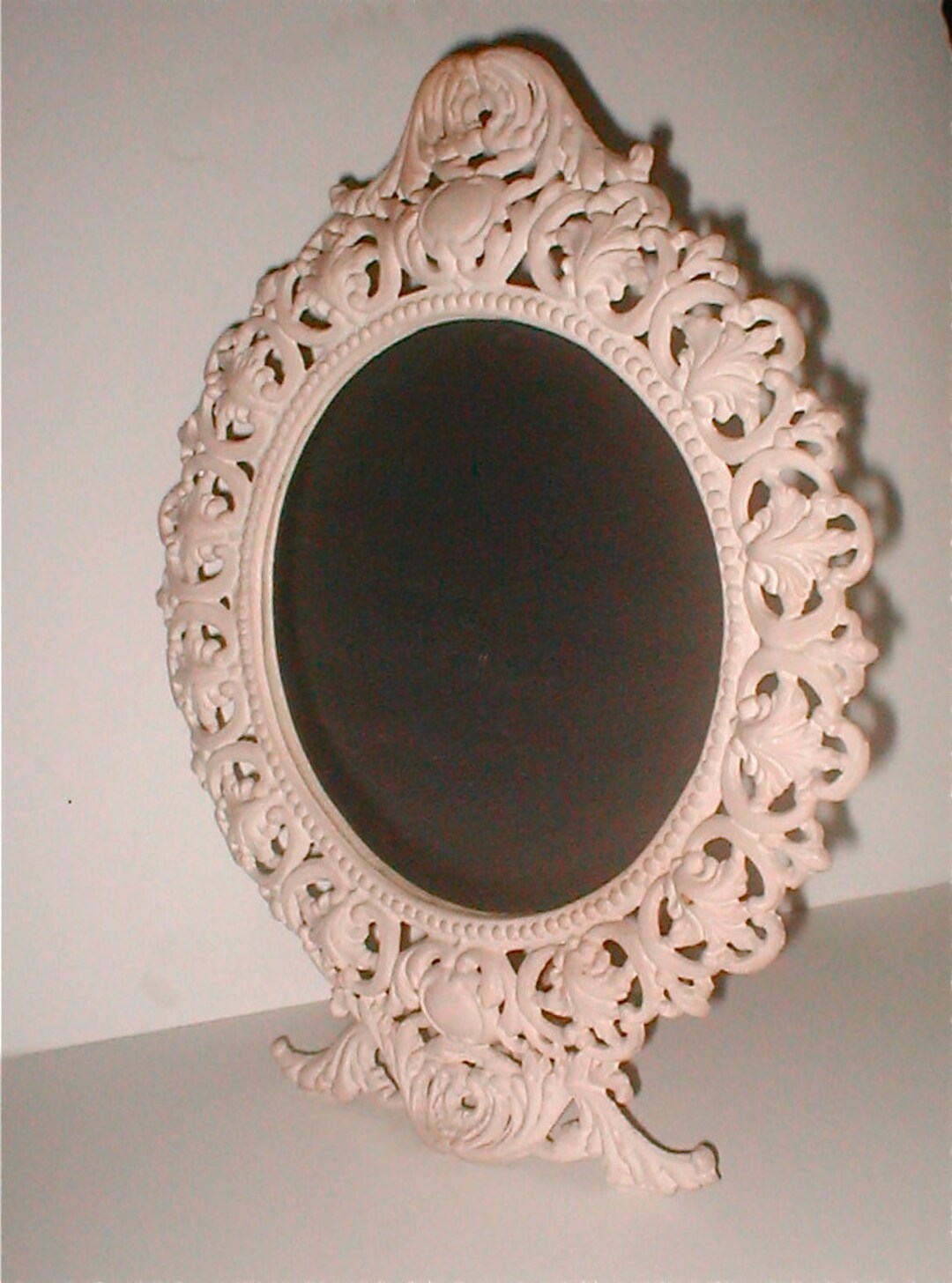 Cast Iron Vanity Mirror Self Standing With Easel Dressing Table Iron ...