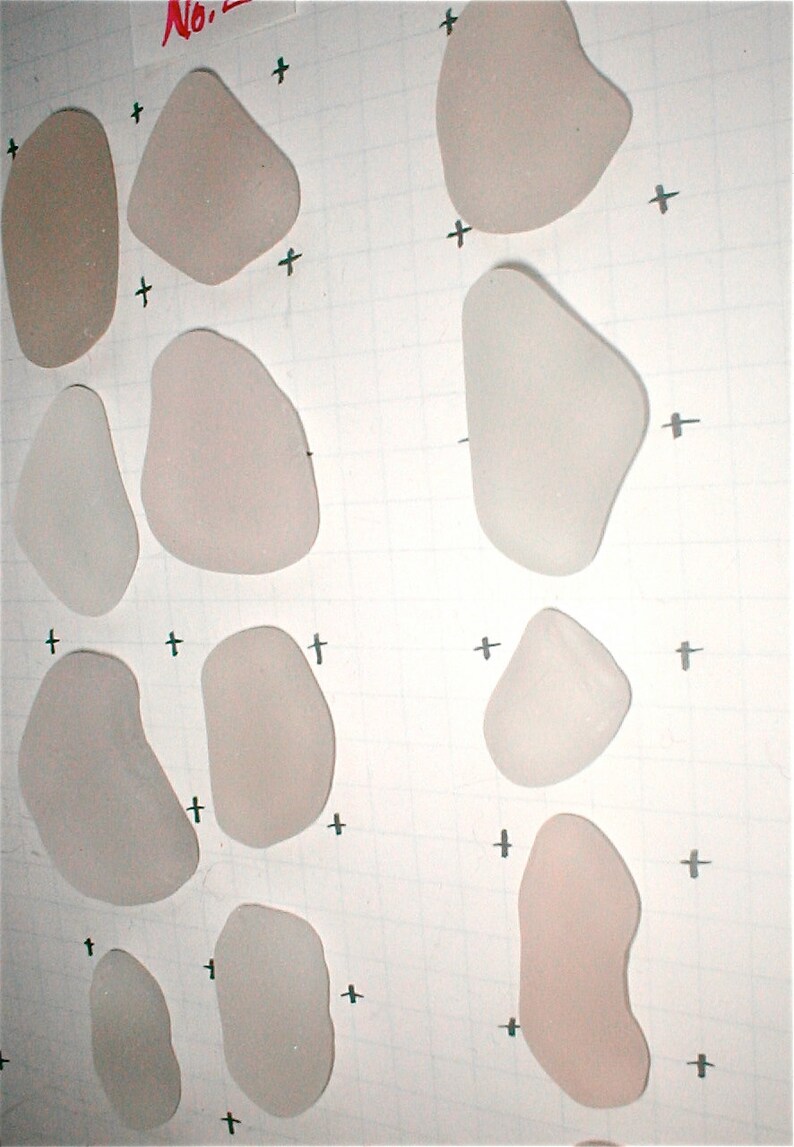 No. 2 Frosted Clear White Beach Glass From Puerto Rico Collected Clears ...