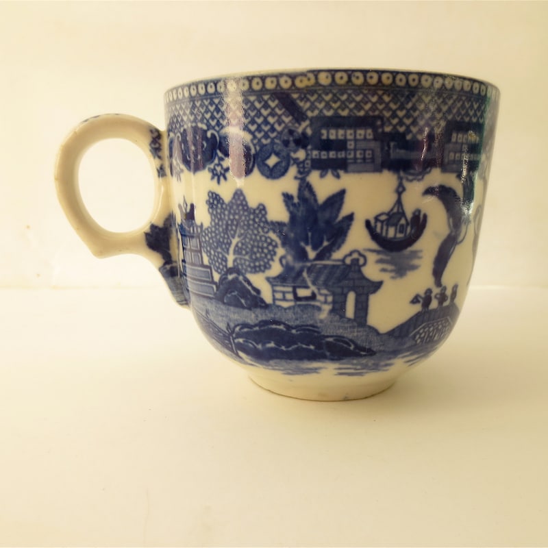 Blue Willow Mugs - Etsy
