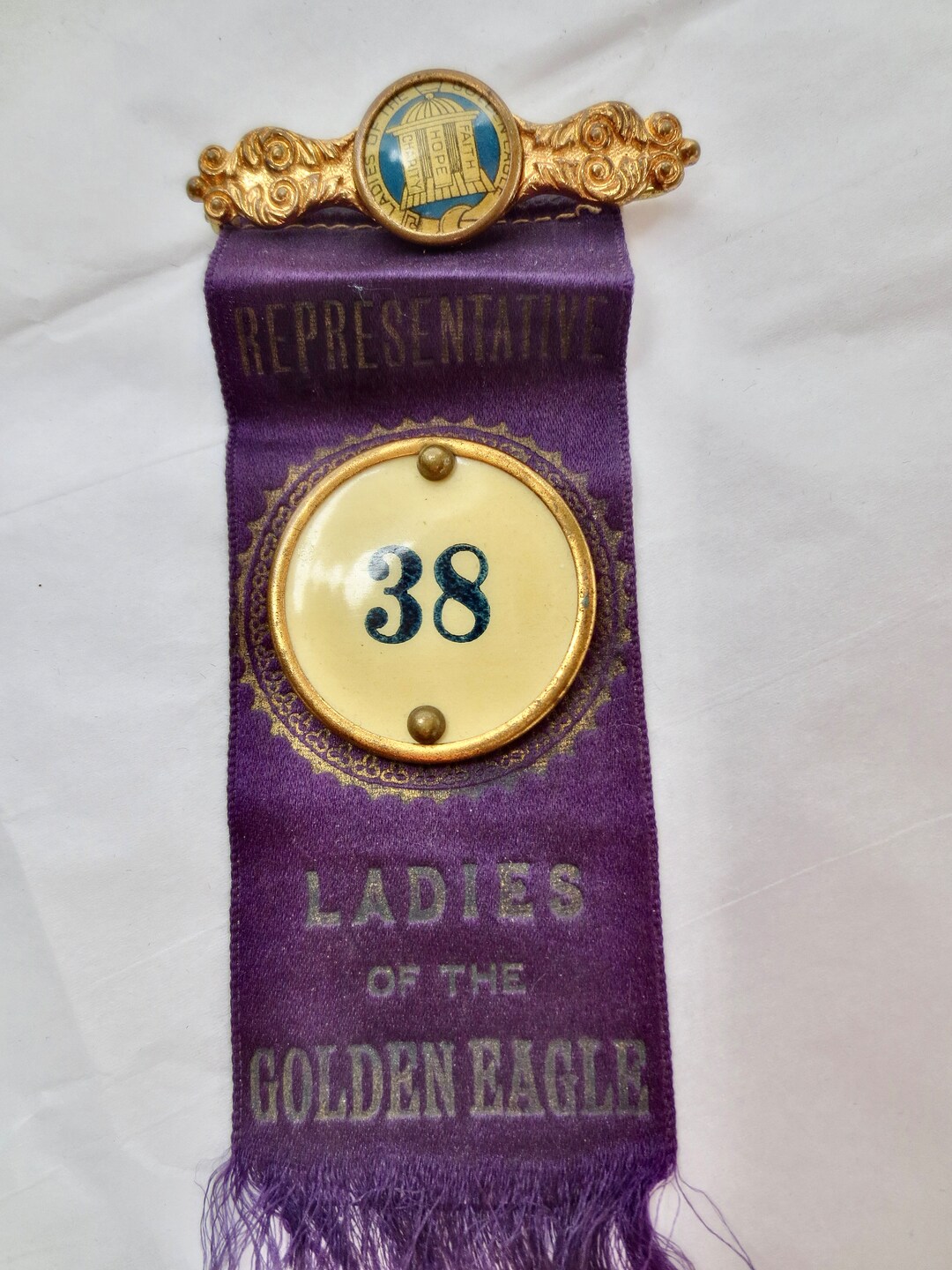 Represent Ladies of the Golden Eagle Scranton, PA Member Badge Society ...