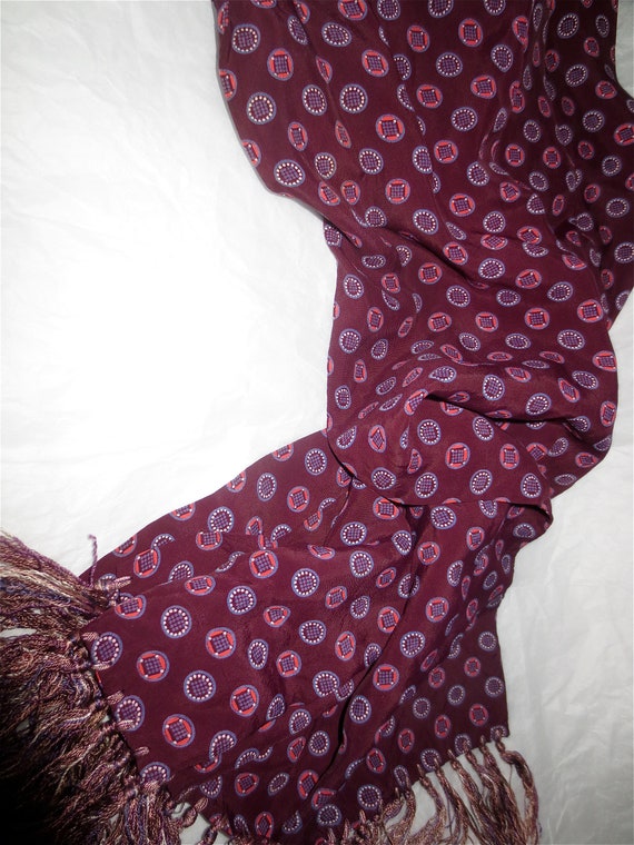 Vintage 40s Opera Scarf - Mens Vintage Neck Scarves -… - Gem