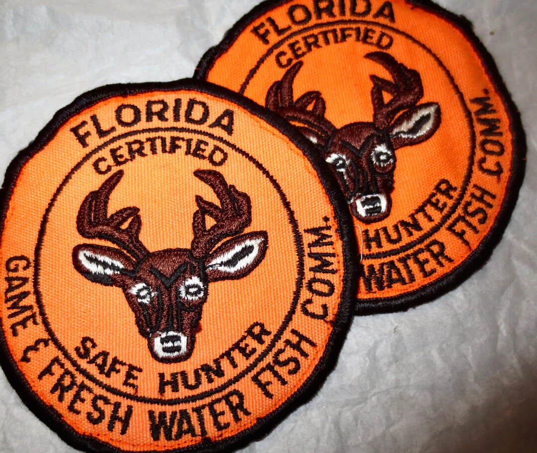 Florida Game & Fresh Water Fish Patch Vintage Fishing and Hunting Hat ...