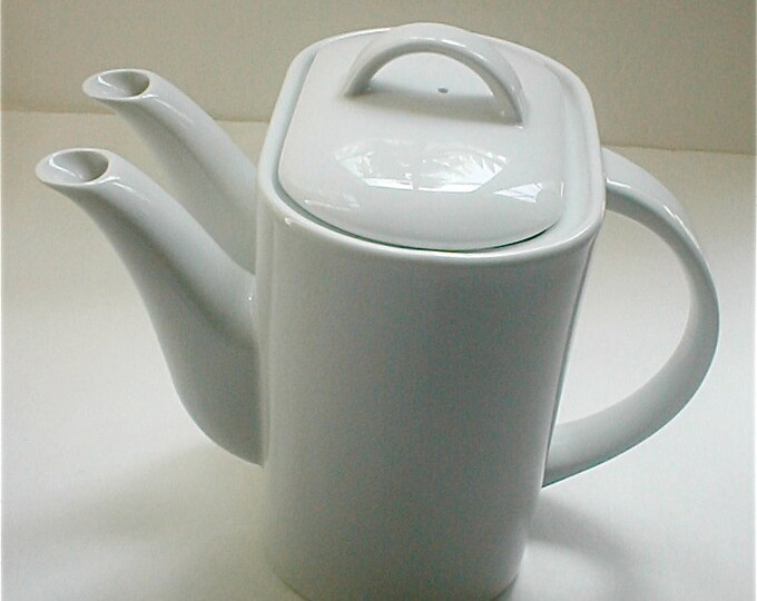 Bizarre Double Spout Teapot - Vintage 80s Taste Setter by Sigma - Holds ...