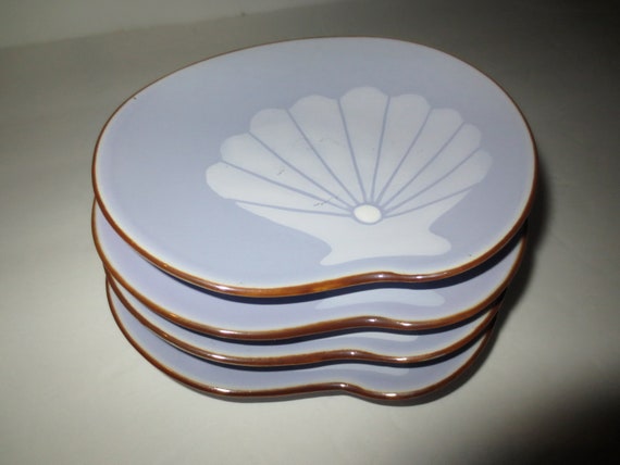 Scallop Shell Dishes - Japan Made Porcelain Serving -… - Gem