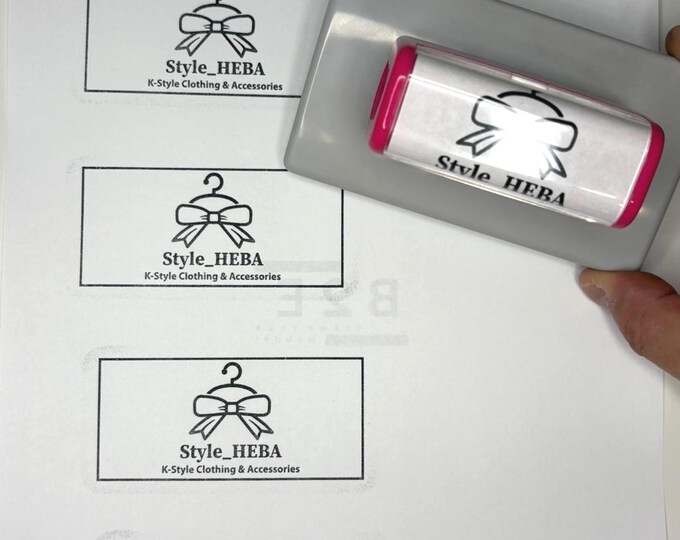 CUSTOM LOGO STAMP | Business Stamp | Personalized Stamp, Egg Stamp ...
