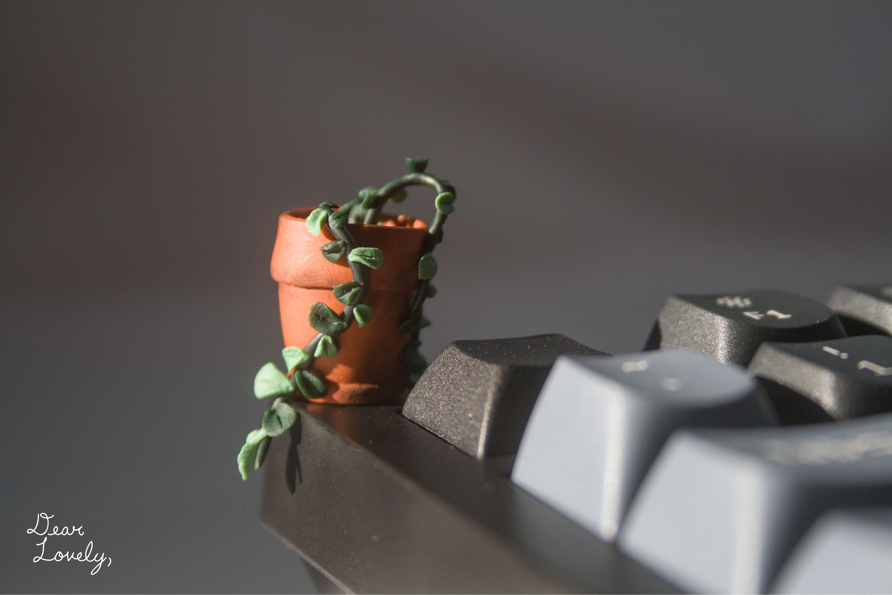 Potted Plant Monitor Topper Desk Decoration Car Accessory Shelf ...