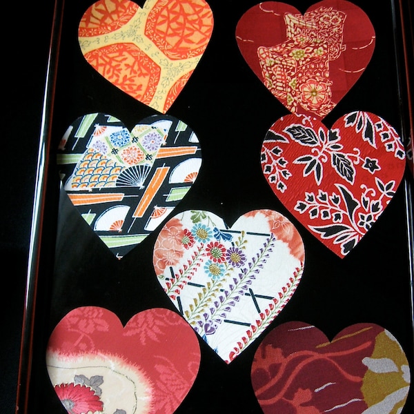 Silk Hearts - Etsy