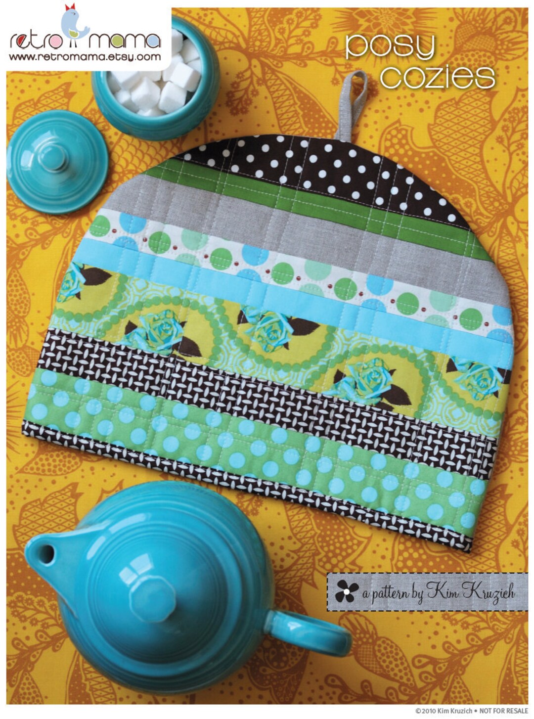 Tea Cozy PDF Sewing Pattern Instant Download - Etsy