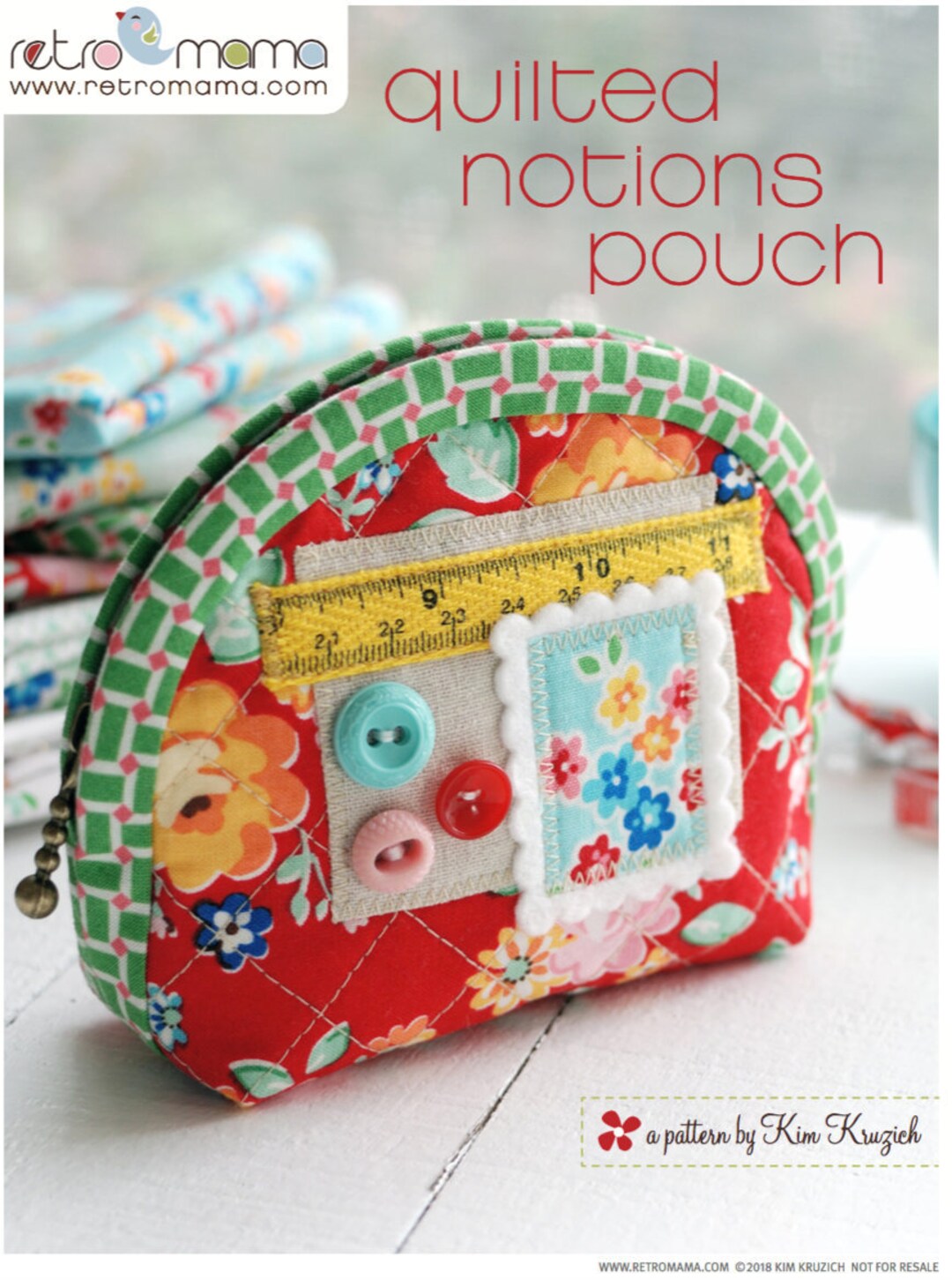 PDF Quilted Notions Pouch Sewing Pattern - Zipper Pouch - Etsy