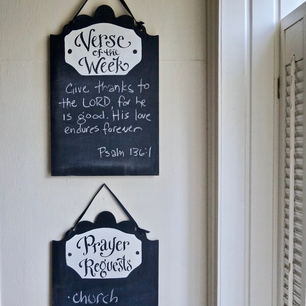 Chalkboard Scripture - Etsy