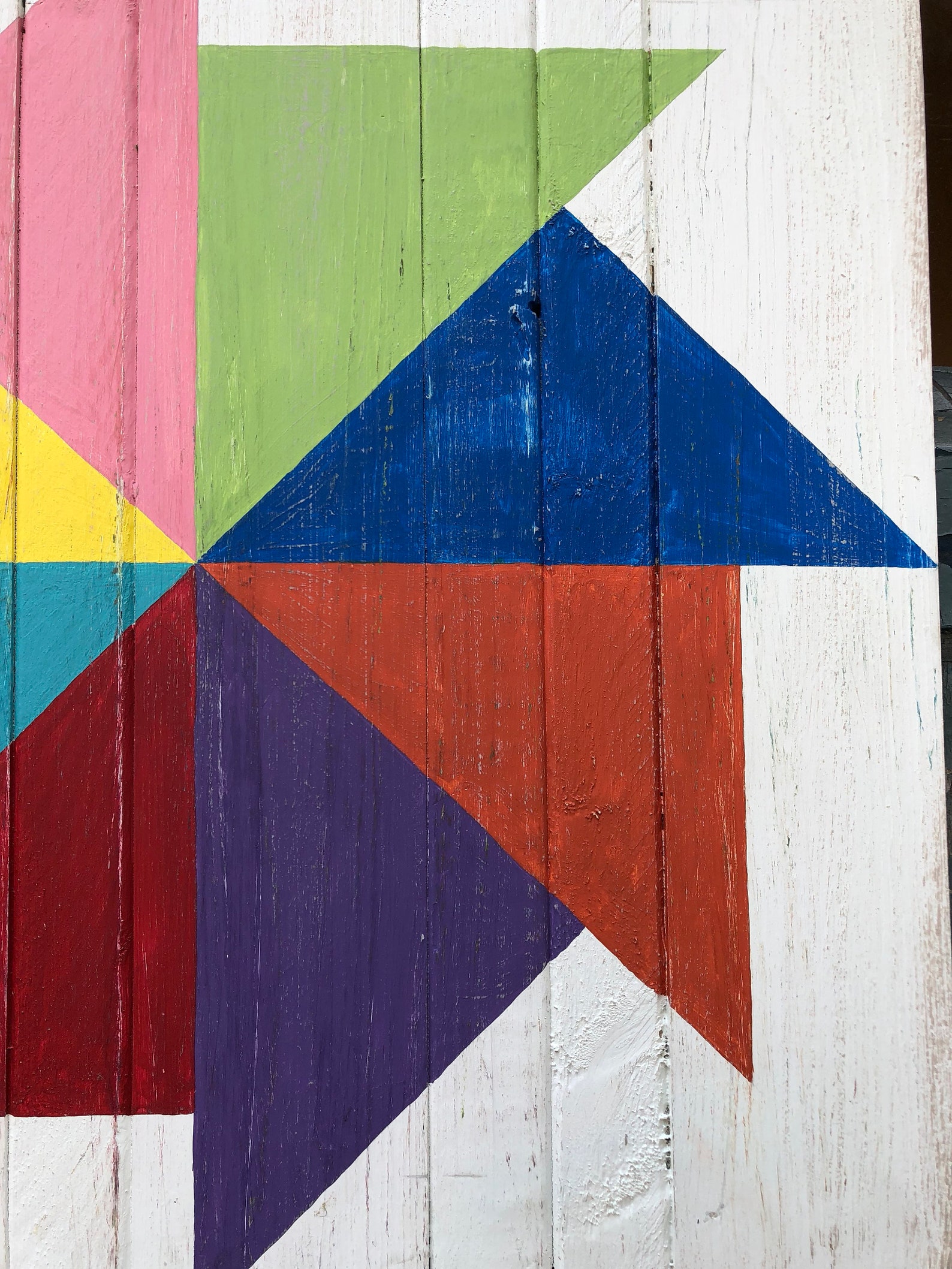 Rainbow Pinwheel Barn Quilt Outdoor Art Wood Sign Door | Etsy