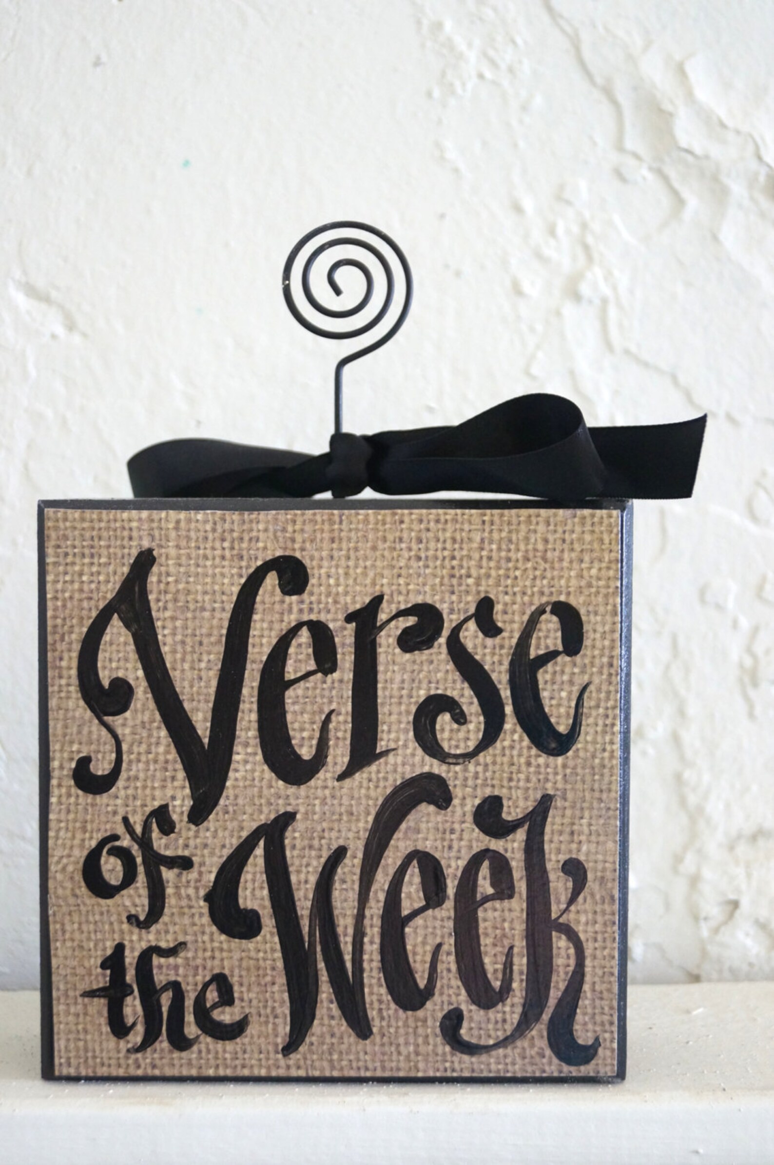 Verse of the Week card Holder Homeschool Scripture Memory | Etsy