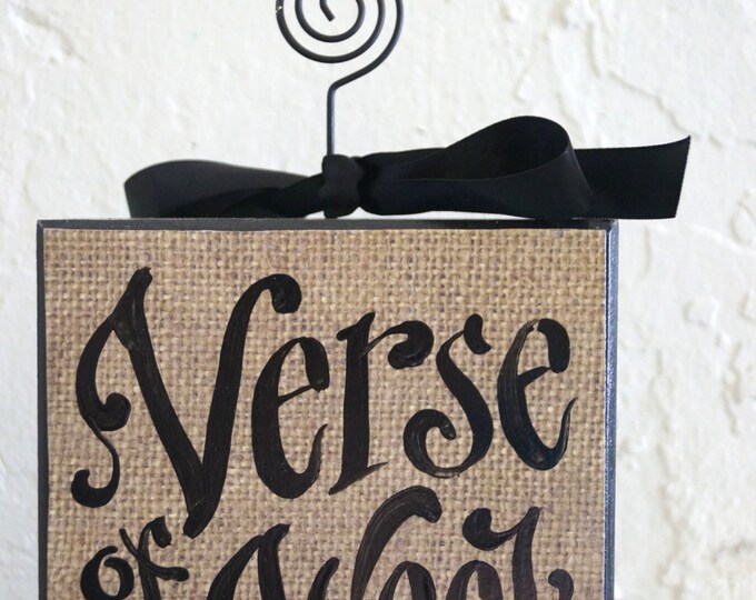 Verse of the Week -card Holder - Homeschool - Scripture Memory - Bible ...