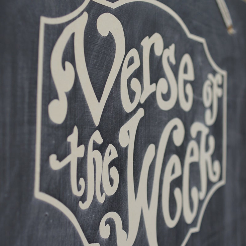 Chalkboard Scripture - Etsy