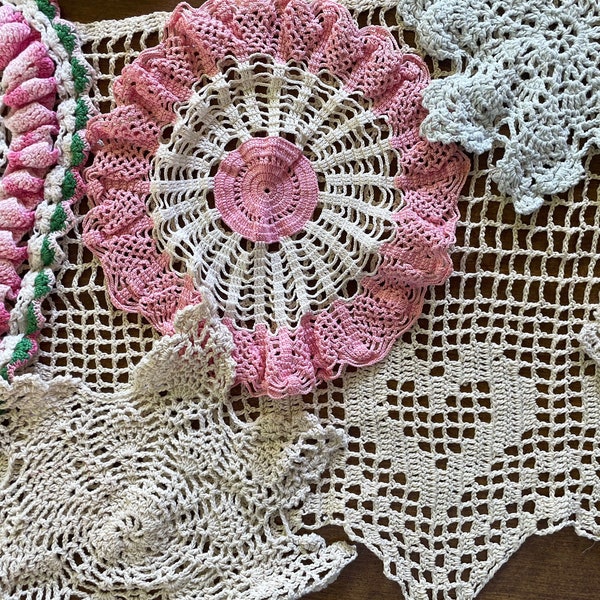 Square Crochet Doily - Etsy