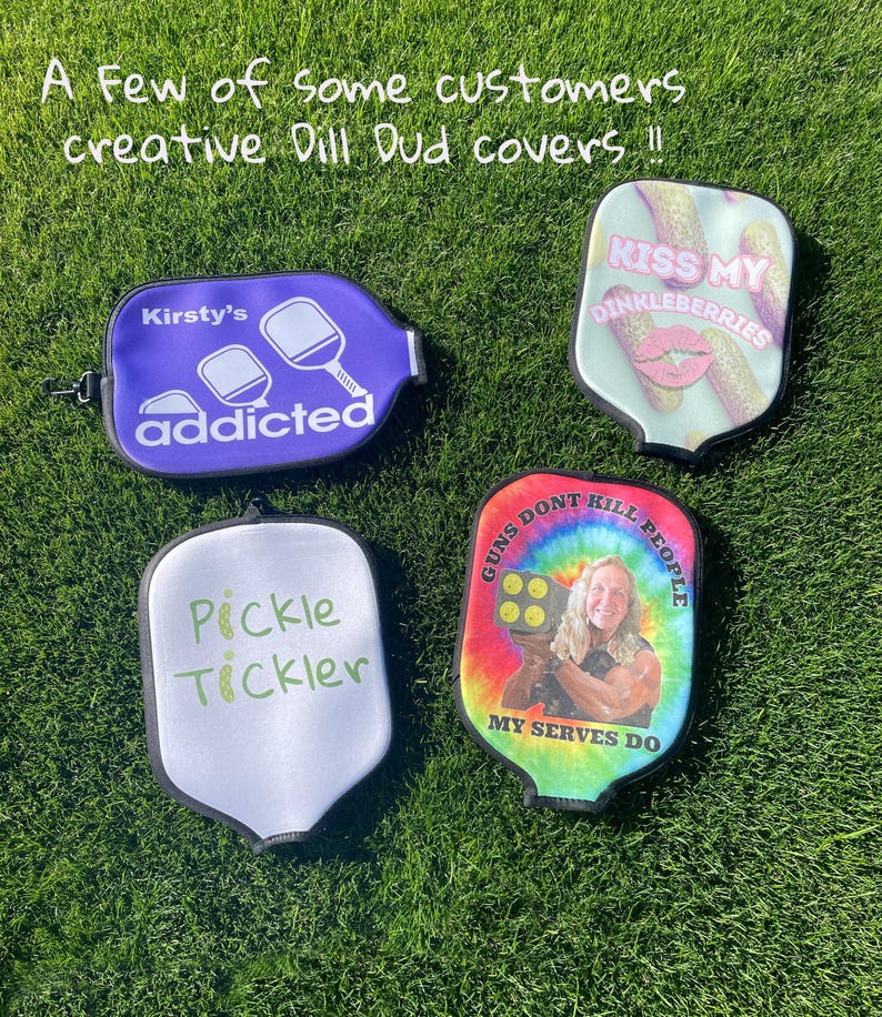 Custom Pickleball Paddle Covers - Etsy