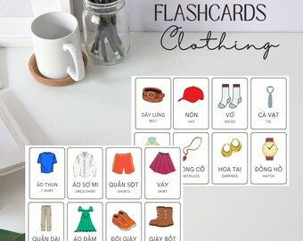 Bilingual colors, Numbers, Shapes Vietnamese English Cards, Flashcards ...