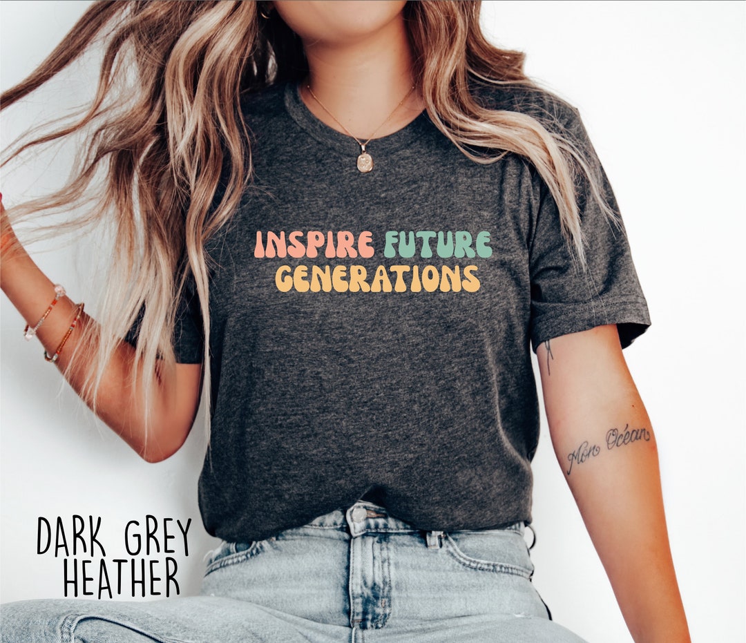 Retro Inspire Future Generations Shirt, Read Children's Books Teacher T ...
