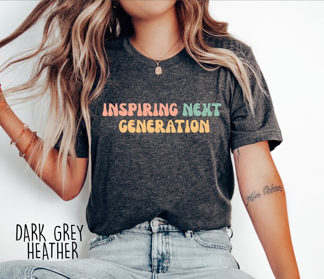 Retro Inspiring Next Generation Shirt, Read Children's Books Teacher T ...