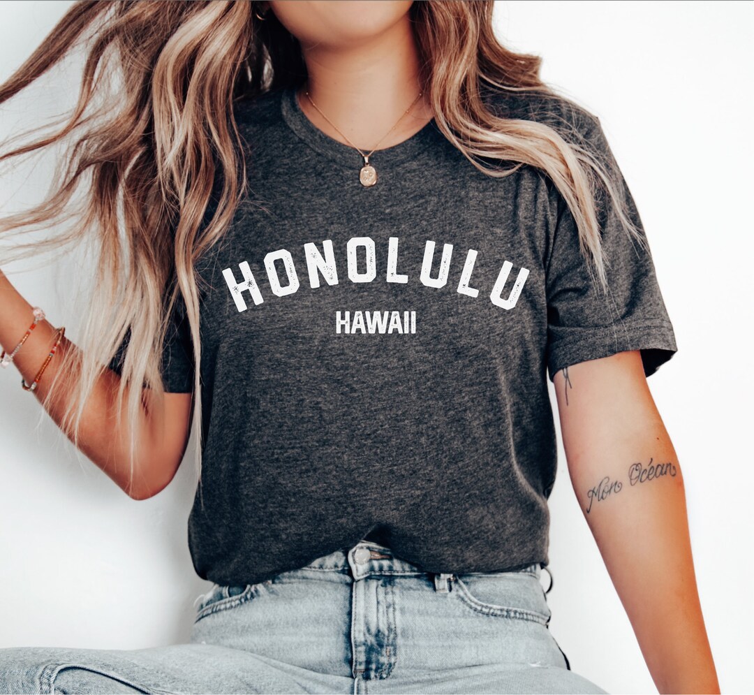 Vintage Honolulu Shirt, Hawaii Shirt, HI Shirt, , Hawaii State Shirt ...