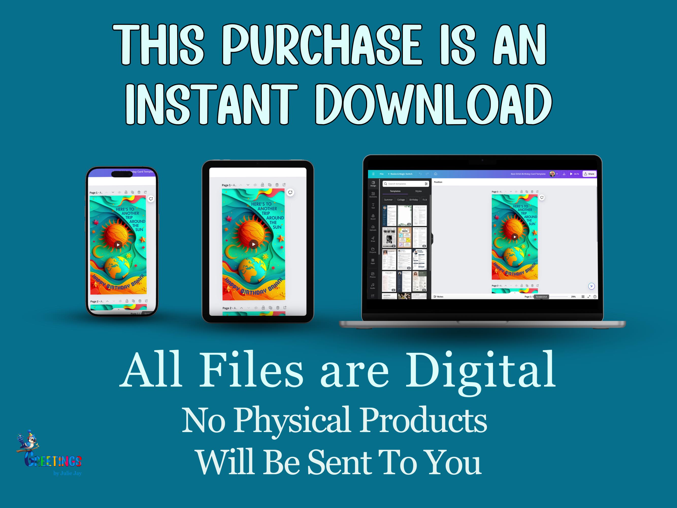 Animated Video Digital Birthday Card, Video Birthday Card, Animated ...