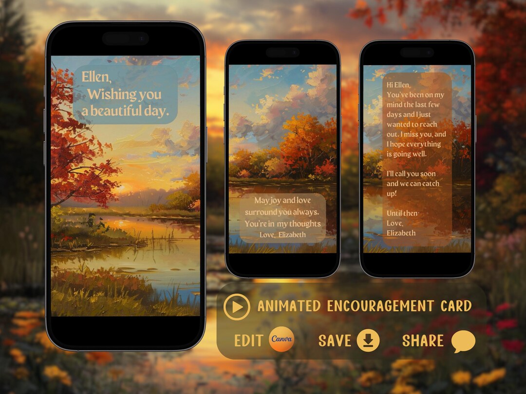 Animated Video Digital Encouragement Card Video E-card Animated Ecard ...