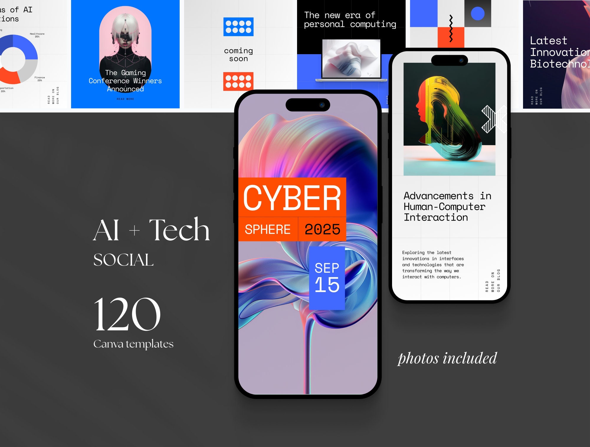 AI & Technology Social Posts, Technology Instagram Stories, Linkedin ...