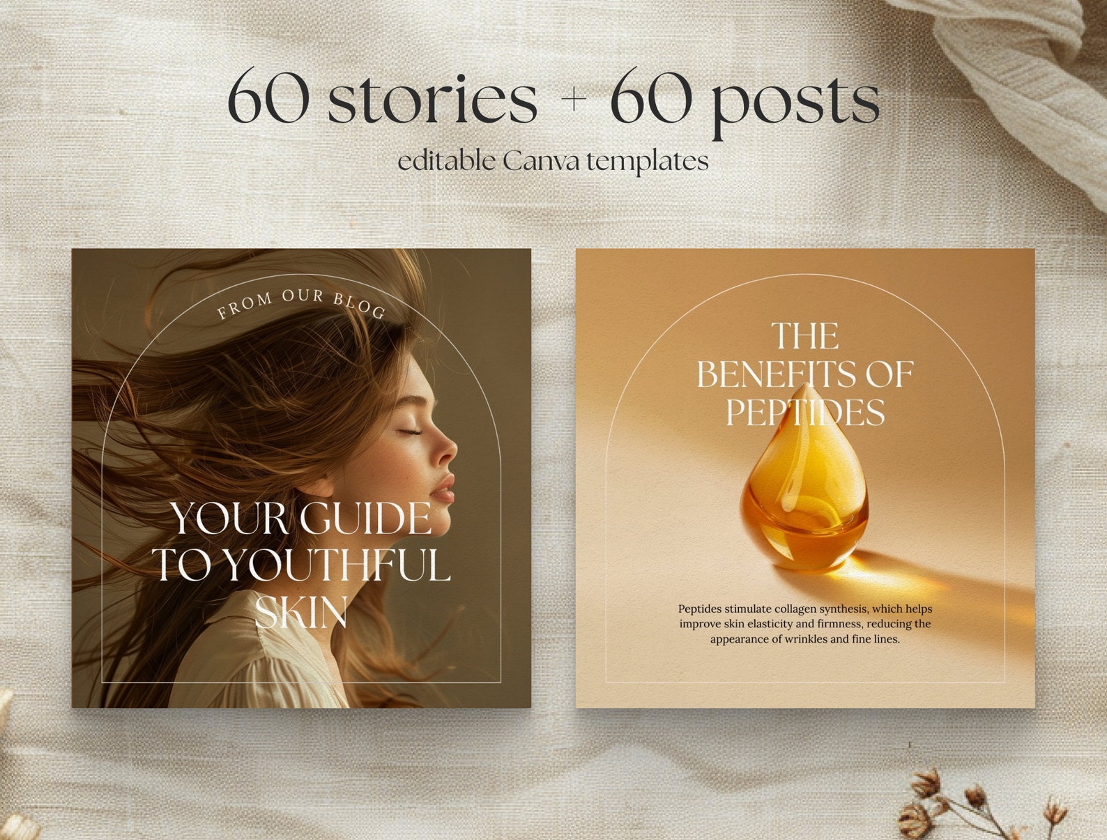 Skincare Social Posts, Beauty Instagram Stories, Canva Templates ...