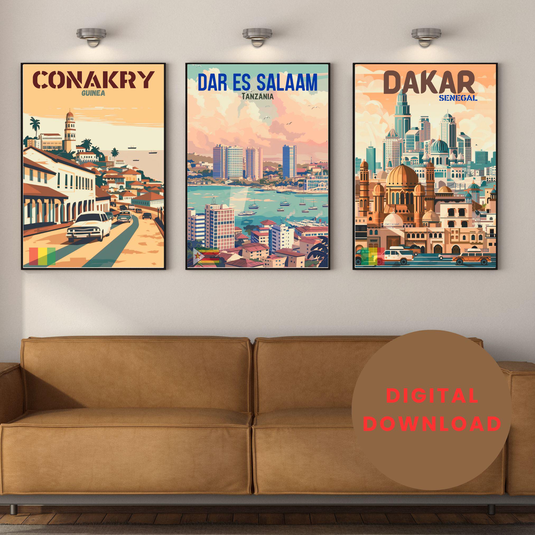 100 Travel Poster Set 1 Retro Aesthetic Travel Wall Prints Travel Home ...
