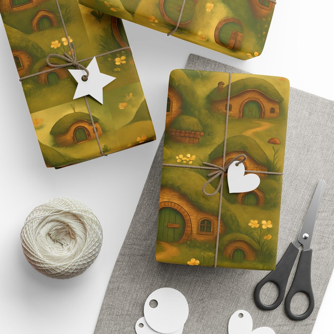 Hobbit-inspired Wrapping Paper: Shire Inspired - Etsy