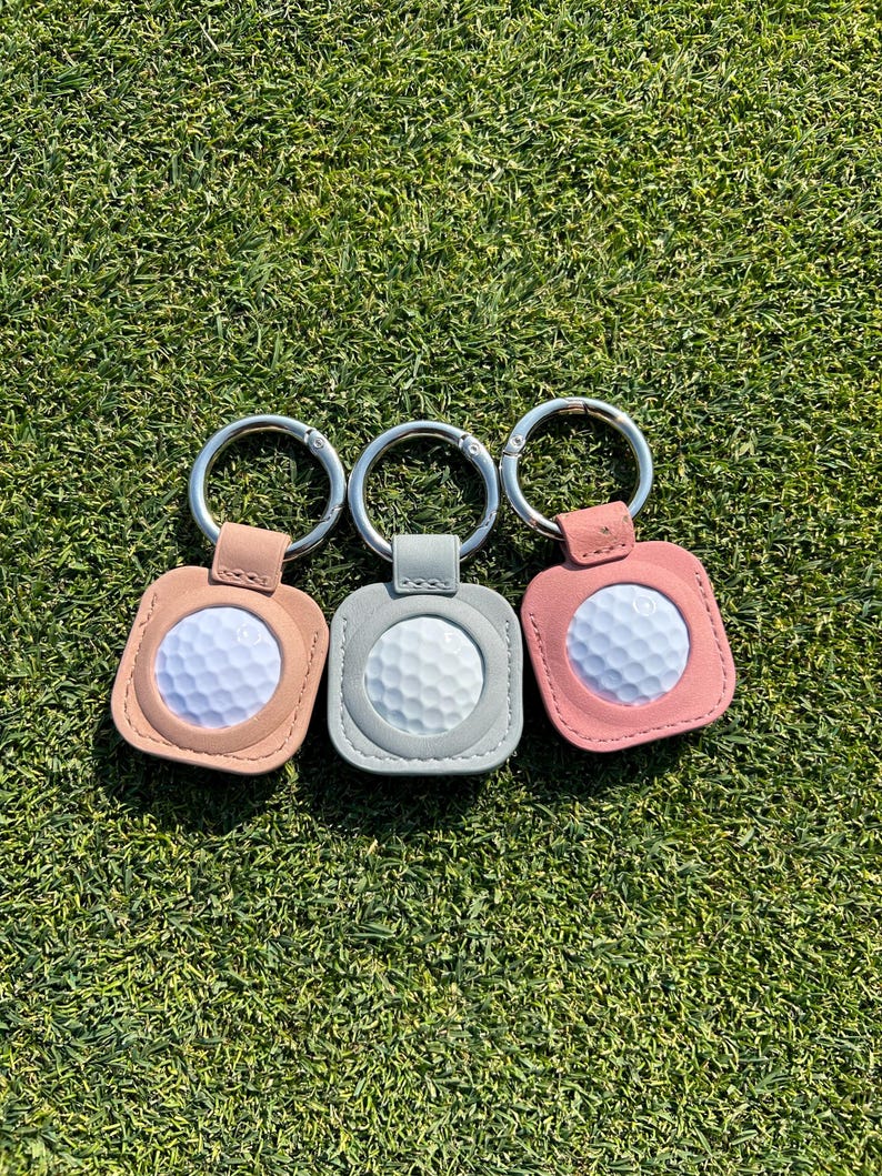 Golf Ball Keychain | Golf Bag Tag | Golf Ball Marker | REAL Golf Ball ...