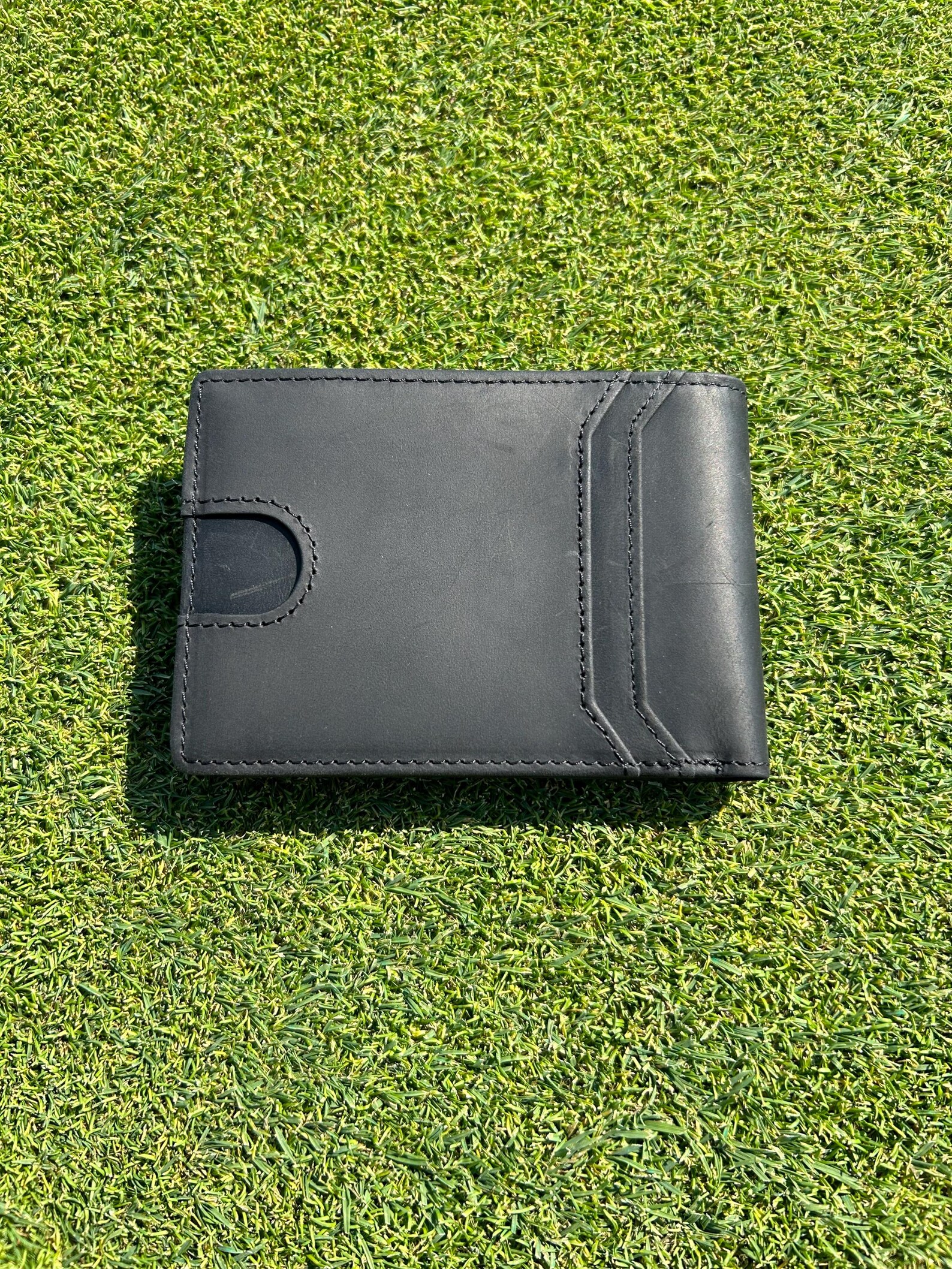 Custom Golf Ball Wallet | Personalized Leather Wallet | REAL Golf Ball ...