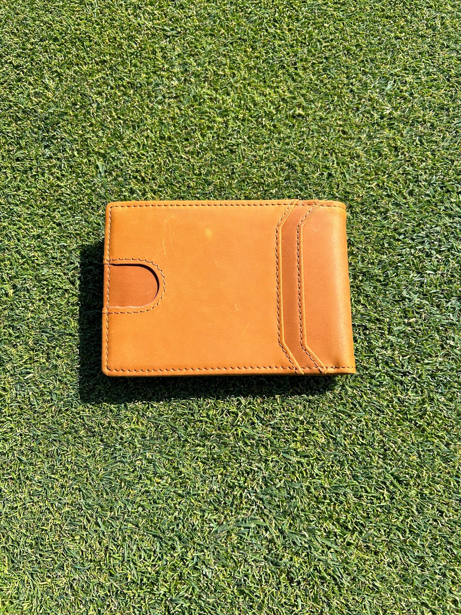 Custom Golf Ball Wallet | Personalized Leather Wallet | REAL Golf Ball ...
