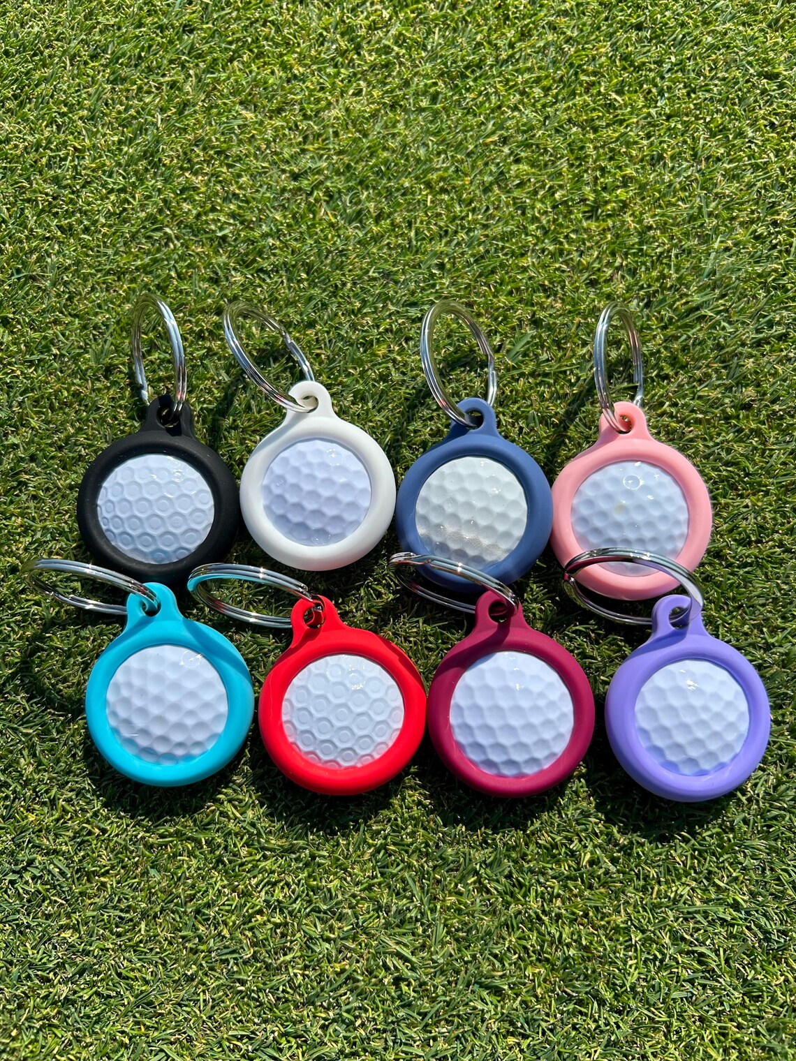 Golf Ball Keychain | Golf Bag Tag | Golf Ball Marker | REAL Golf Ball ...