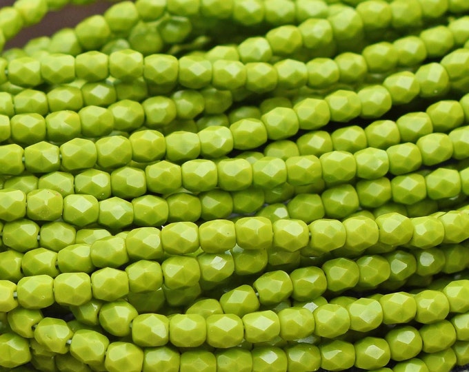 Gaspeite Chartreuse Green Czech Glass Rectangle With Picasso Finish ...