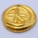 24K Gold Plated Greek Terra Cotta Primitive Symbol Pendant - Etsy