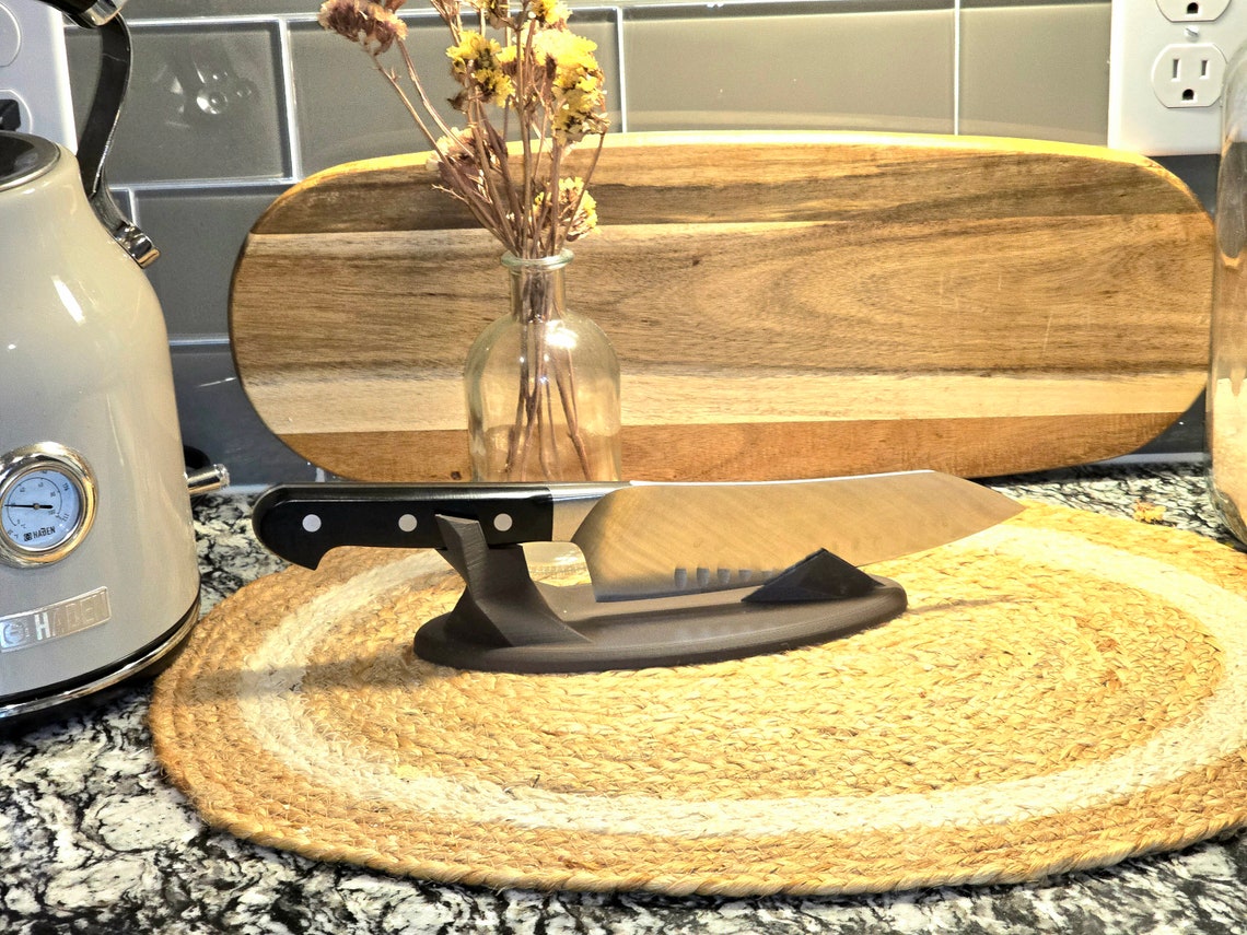 Elegant 3D Printed Chef Knife Display Stand - Etsy