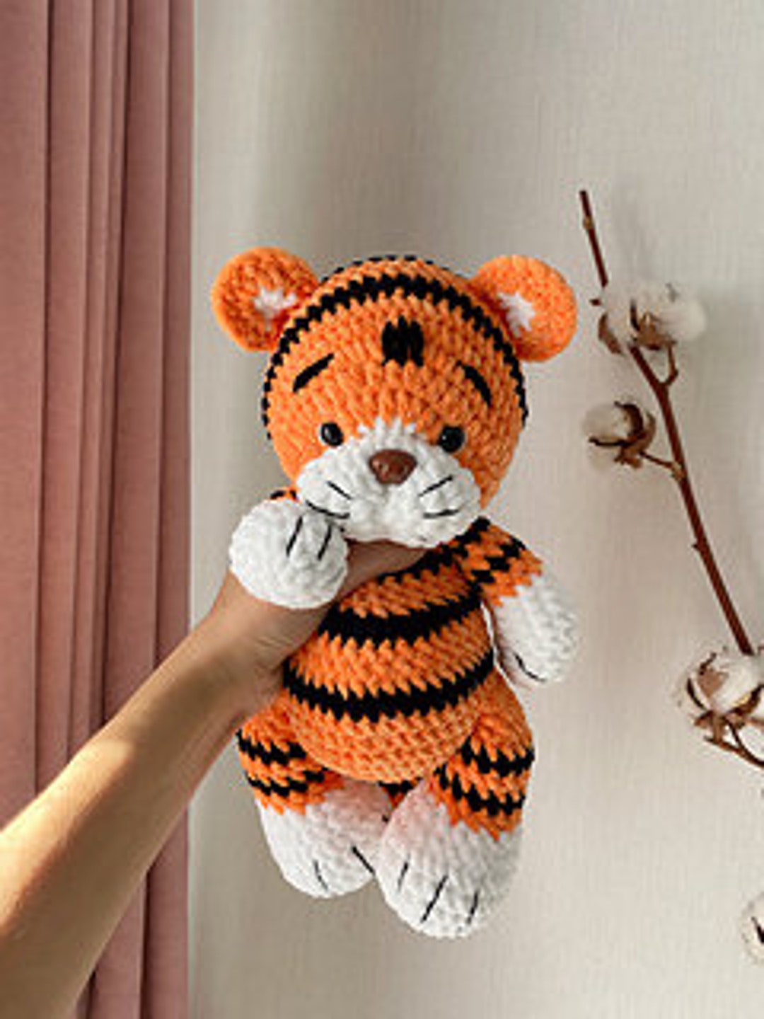 Tiger Crochet Pattern, No Sew Amigurumi Crochet Patterns, Crochet ...
