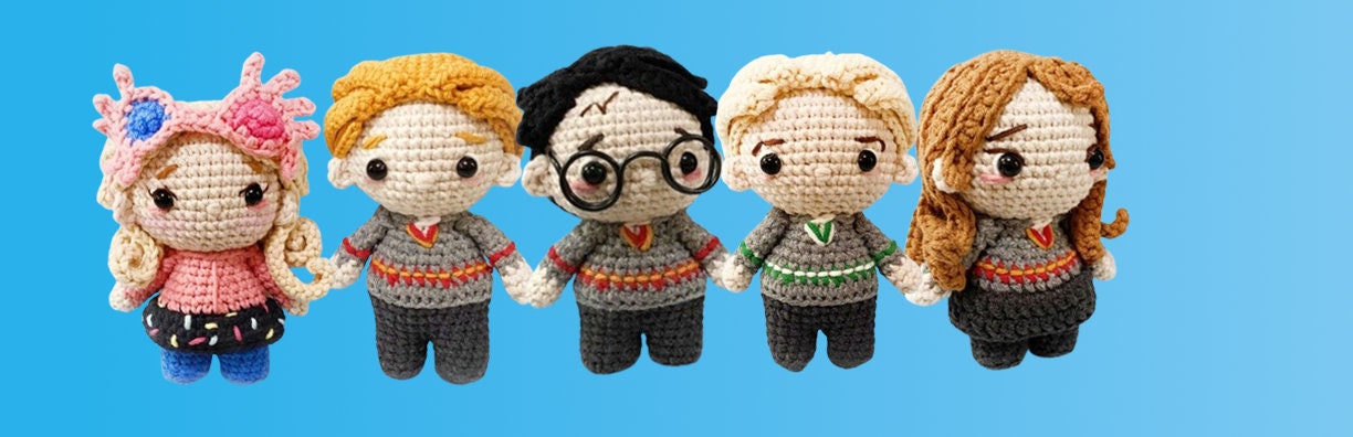 Wizarding World Characters 5in1 Bundle Patterns Wizarding World ...