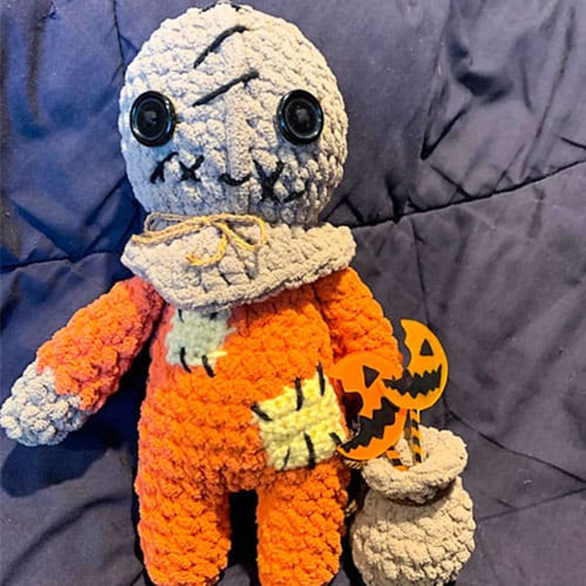 Sam Trick R Treat Crochet Pattern, No Sew Amigurumi Crochet Patterns ...