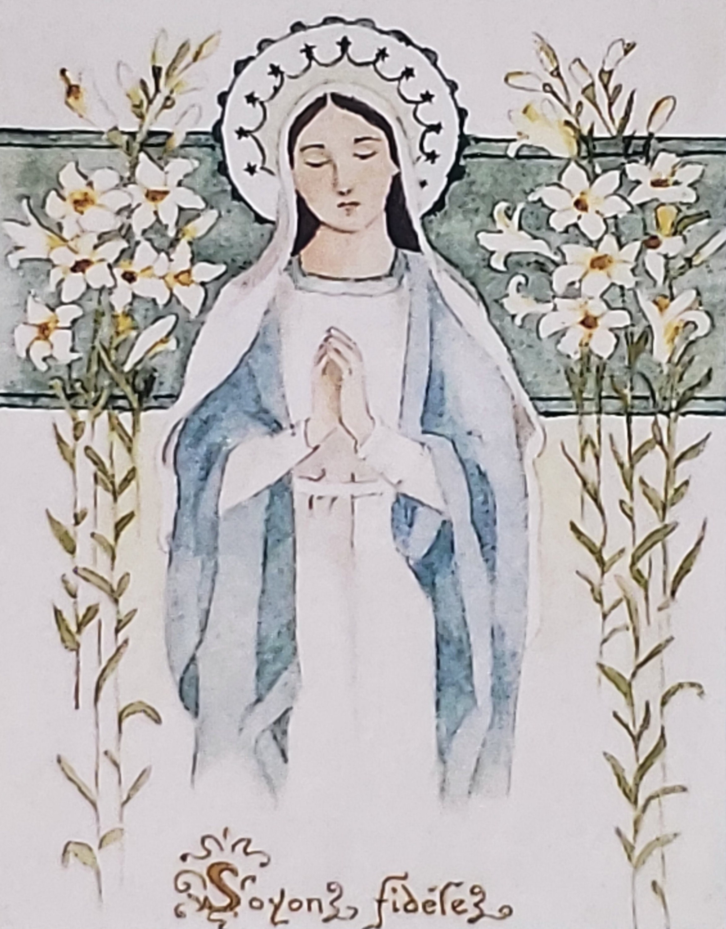 10 Notecards of Jesus and Mary - Etsy