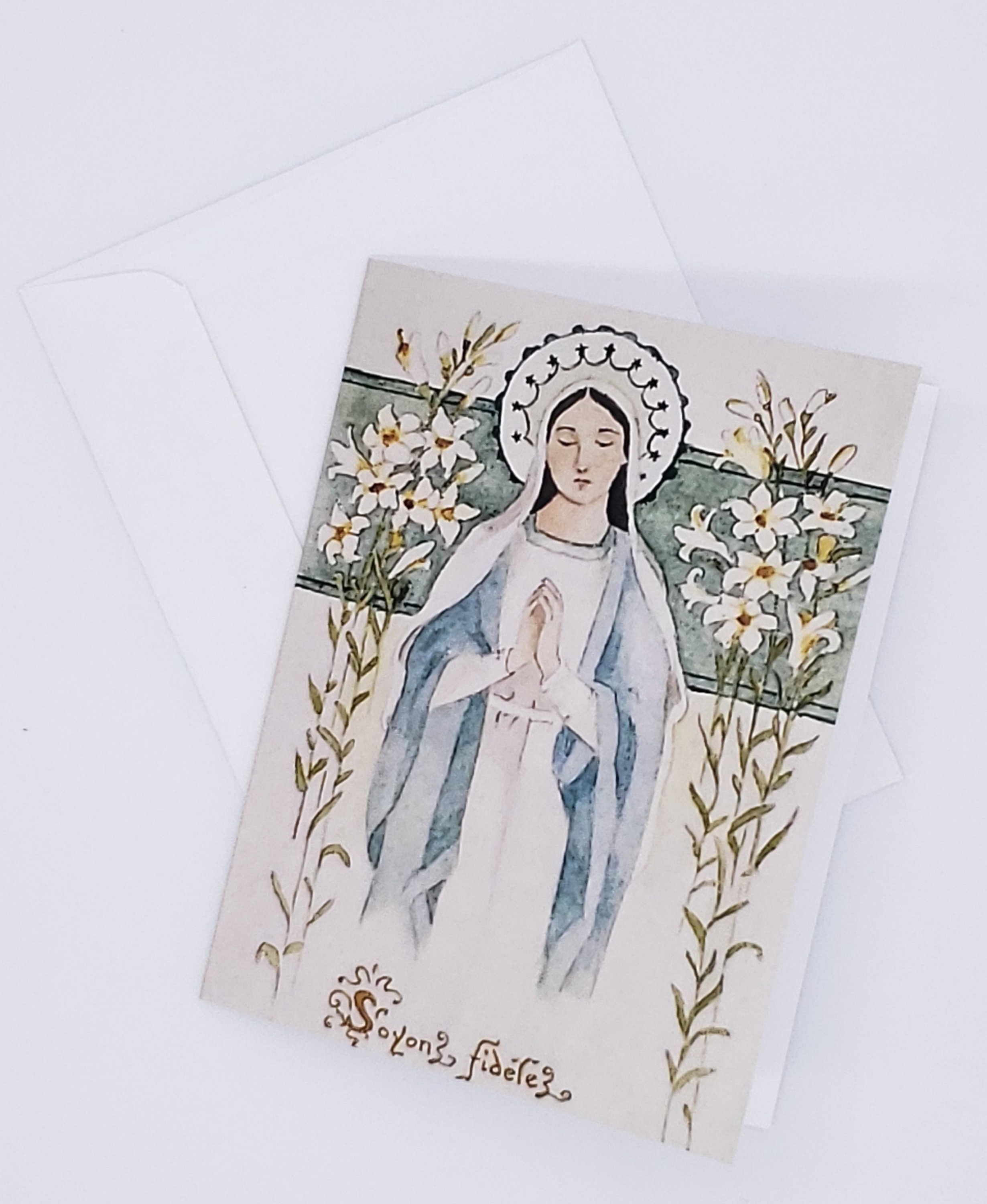 10 Notecards of Jesus and Mary - Etsy