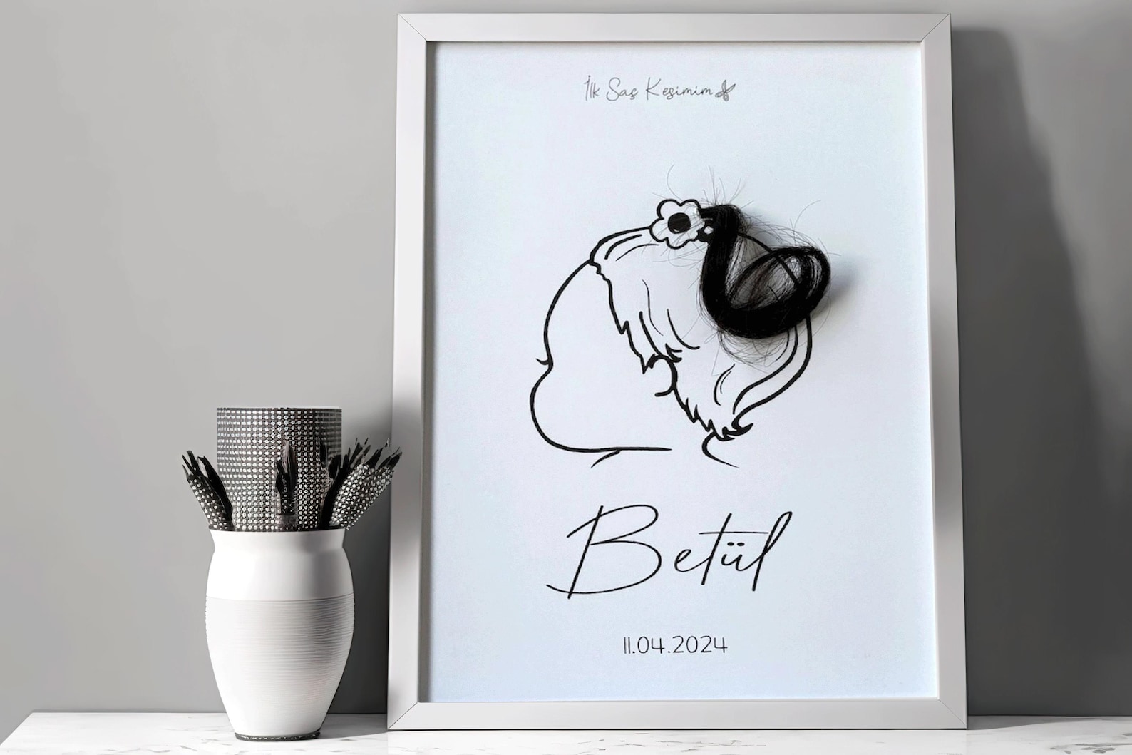 Customised Baby Keepsake | Baby's First Haircut | Baby Gift | Baby Room ...