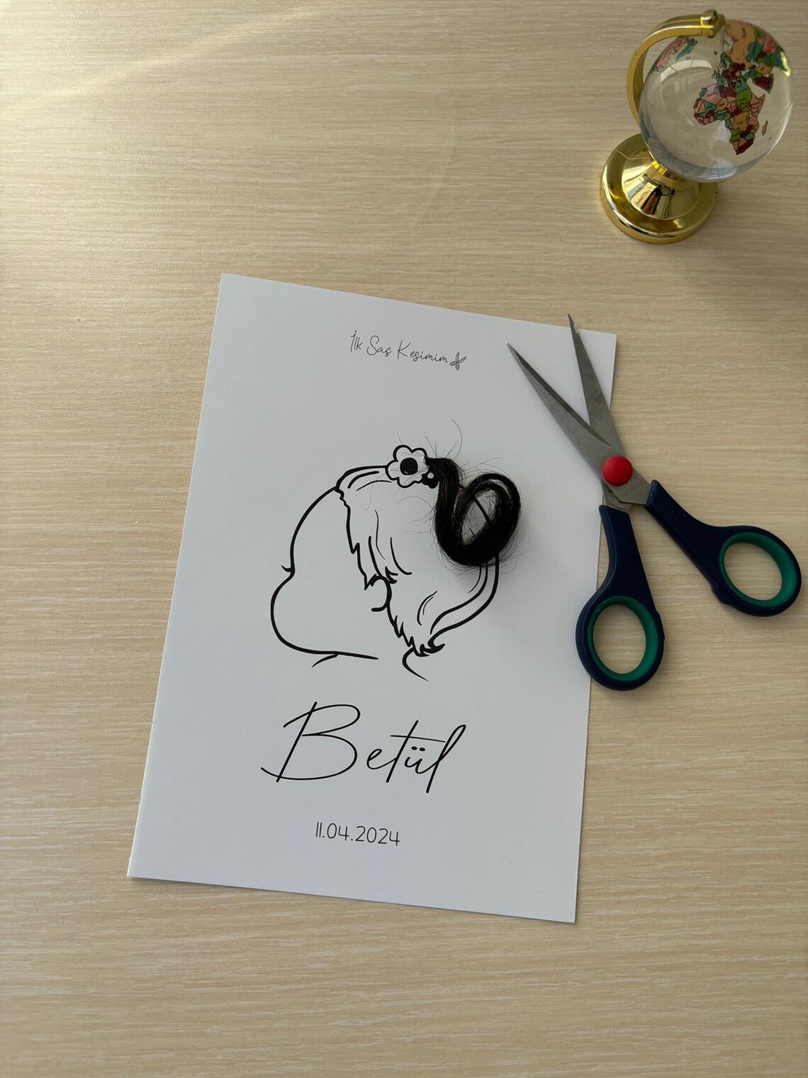 Customised Baby Keepsake | Baby's First Haircut | Baby Gift | Baby Room ...