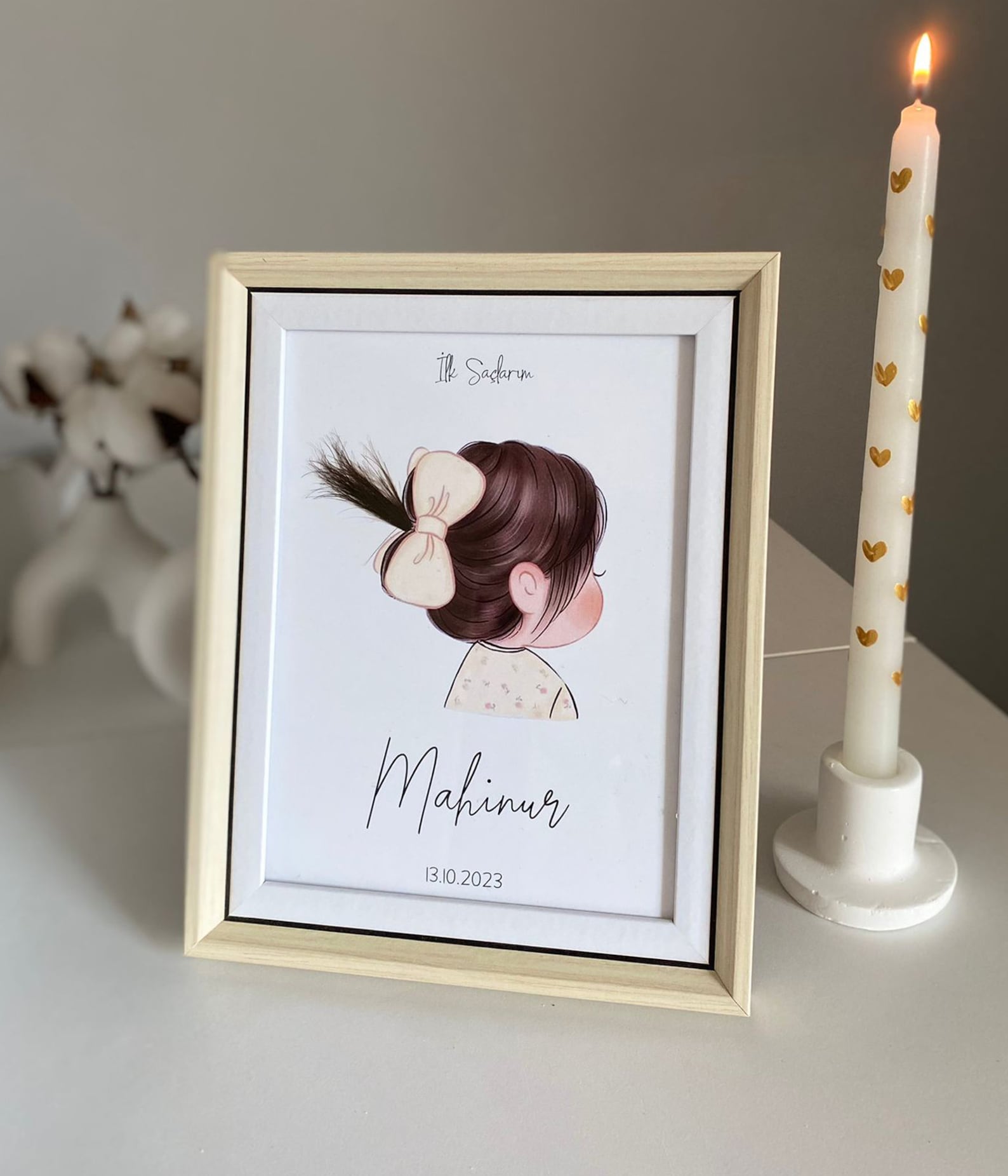 Customised Baby Keepsake | Baby's First Haircut | Baby Gift | Baby Room ...