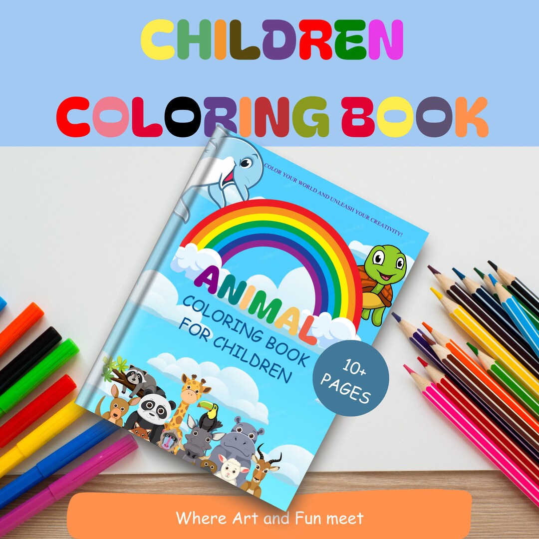 Children Coloring Book Coloring Book Coloring Pages Instant Download ...