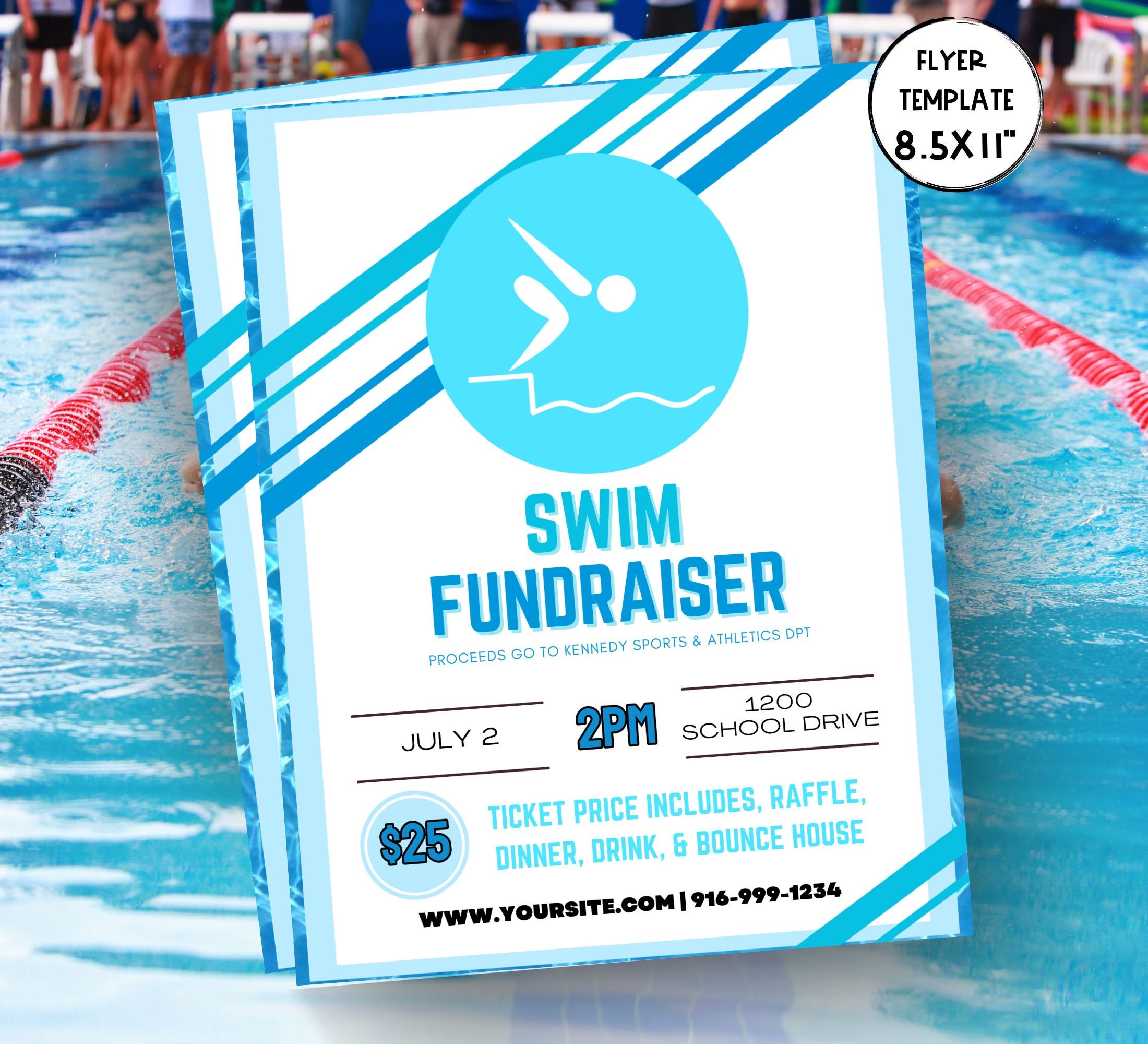 Swim Team Fundraiser | Pick a Date to Donate | School Sports Fundraiser ...
