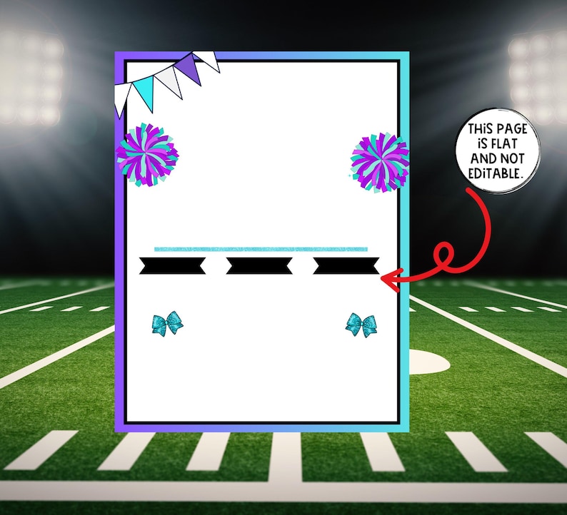 Cheerleading Raffle Fundraiser Template | Cheer Coach | Cheer ...